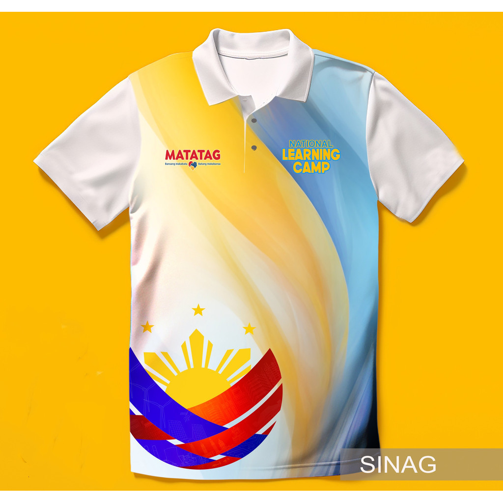 DEPED MATATAG POLO SHIRT FULL SUBLIMATION POLO-Shirt FOR WOMEN AND Men ...