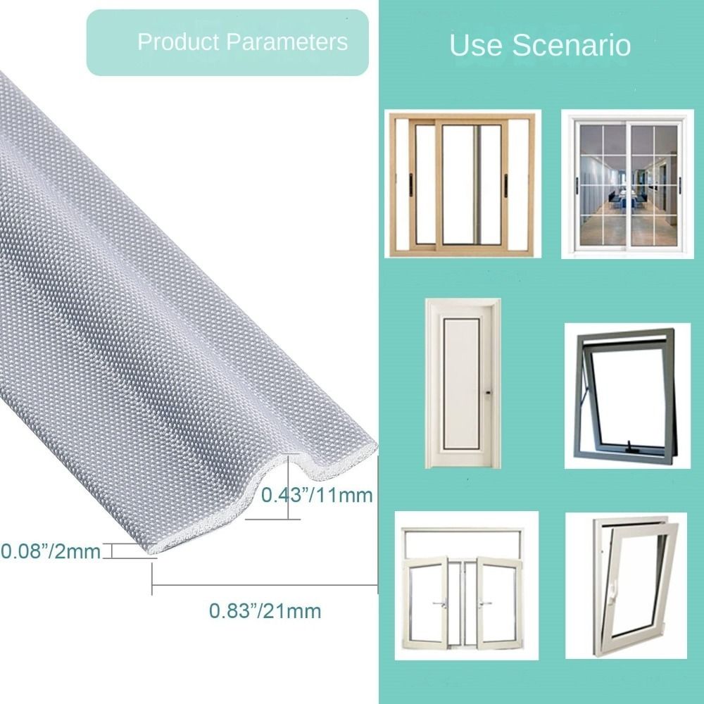 Dustproof Noise Reduction Door Windows Seal Strip Soundproof Gap Filler ...