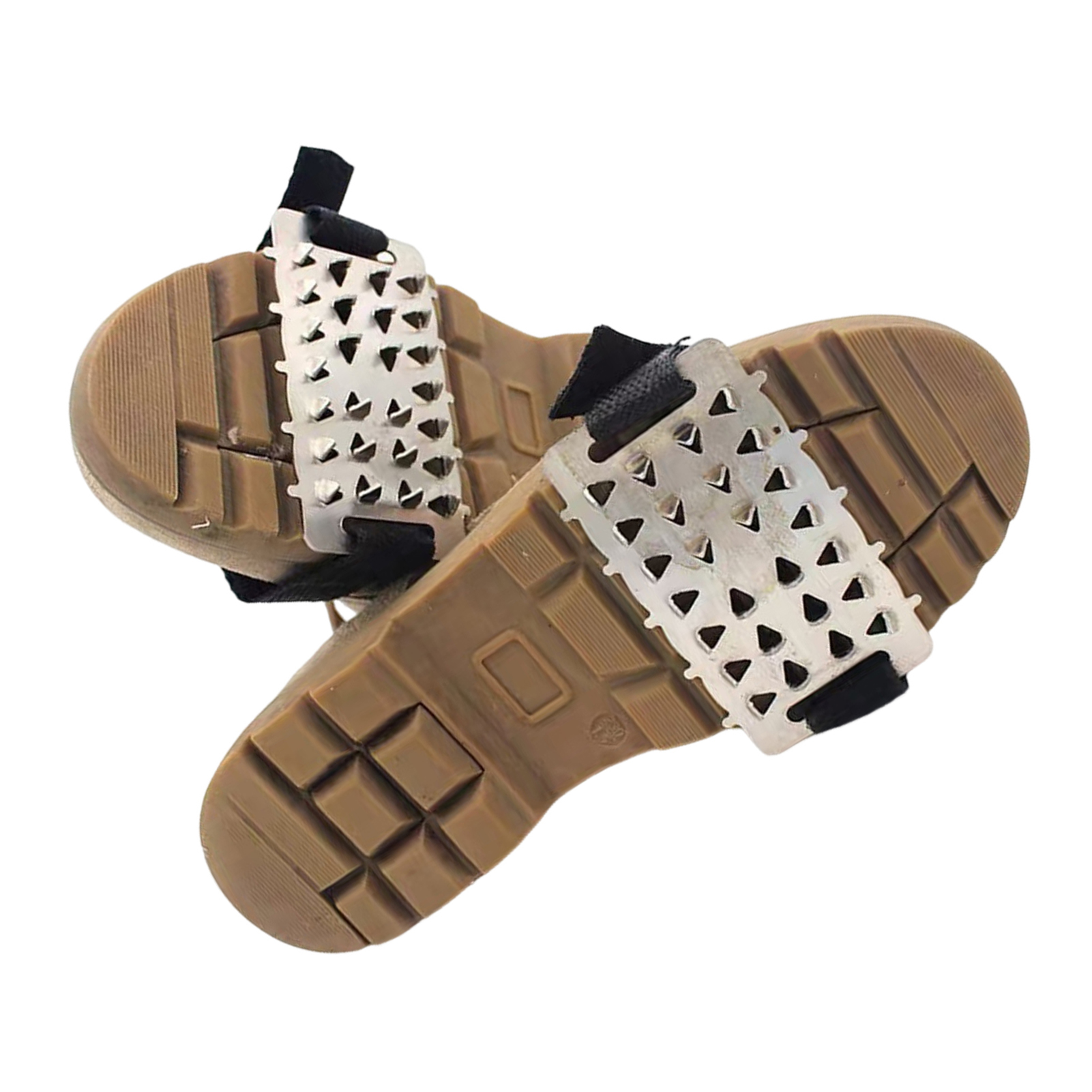 26-Tooth Stainless Steel Non-Slip Ice Snow Claws for Shoes Outdoor ...