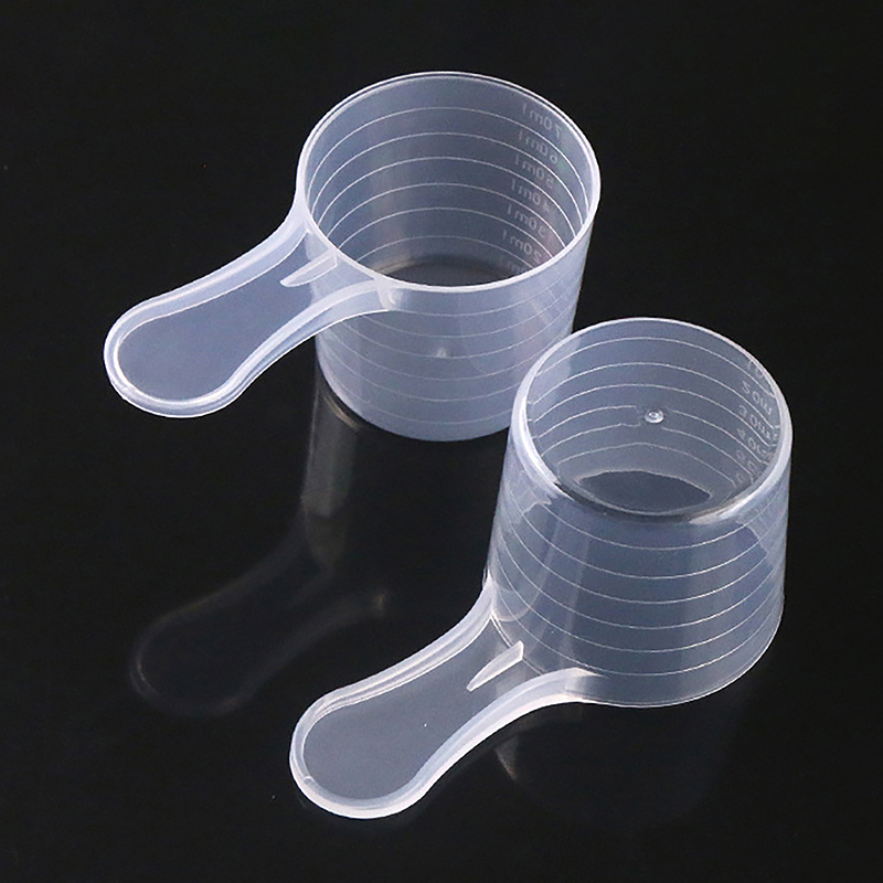 5PCS 70ML Plastic Measuring Cup With Scale Transparent Mixing Cup ...
