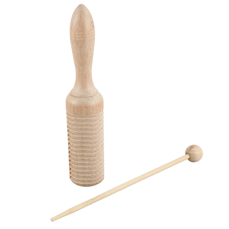 Kid Children Musical Toy Wooden Crow Sounder Percussion Instrument ...