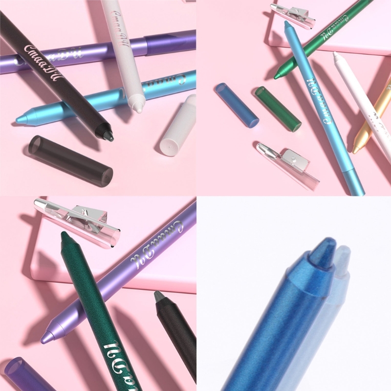 Shimmer Glitter Gel Eyeliner Eye Pencil Pen Set,Glitter Eye Liner ...