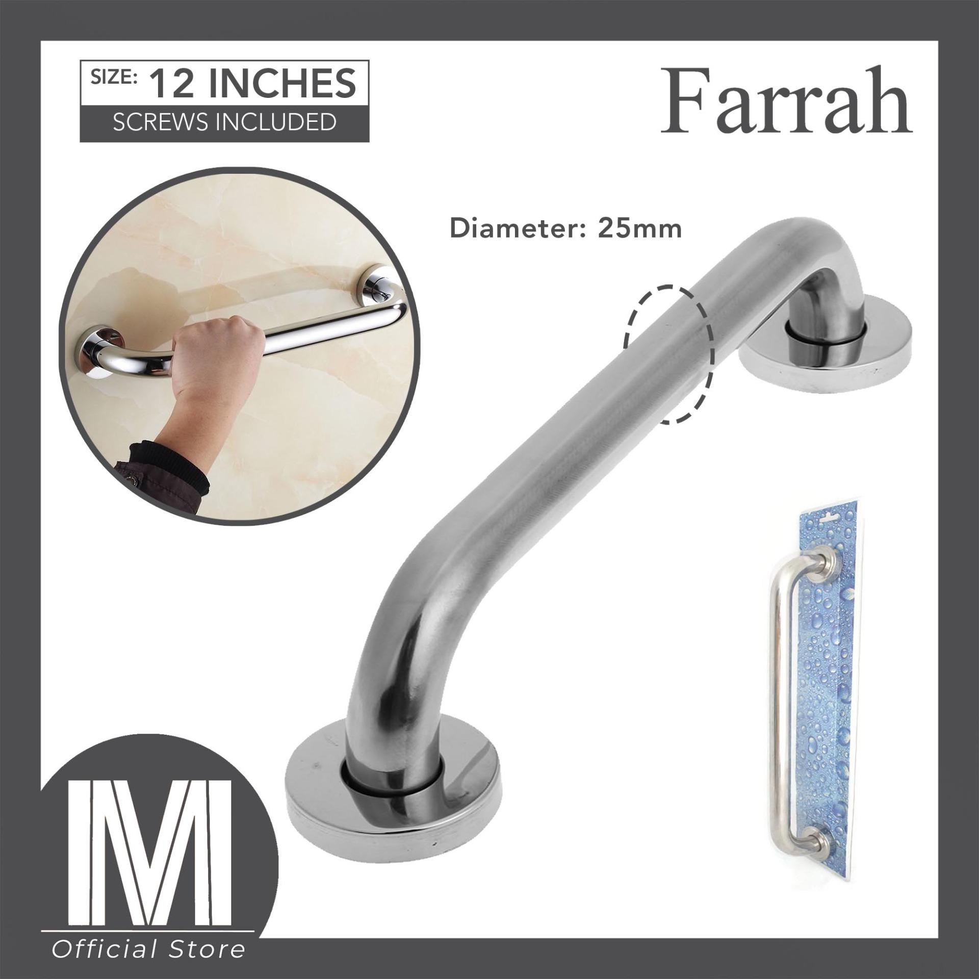 12 Stainless Steel 304 Grab Handle Bathroom Handrail Handy Cap PWD ...