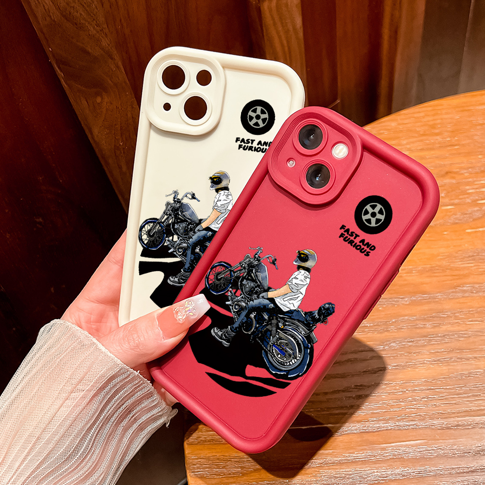 ZeroQiQi for Redmi K30 Ultra Back Cover Cool Motorcycle Soft Rubber ...