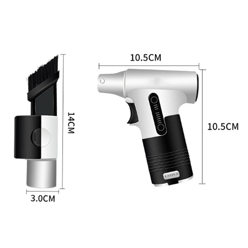 (VEFM) Car Mini Vacuum Cleaner PC Air Blower Cleaning Multifunction ...