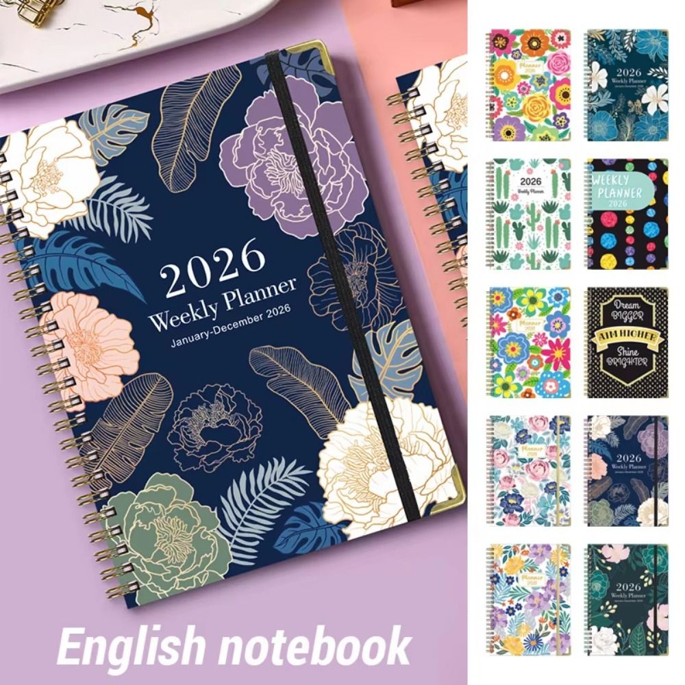 2026 Edition 2026 Notebook 365-Day A5 Size Daily Planner Monthly Tabs ...