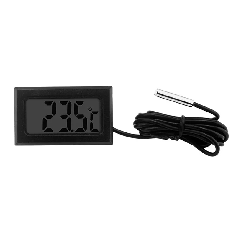 Mini LCD Digital Thermometer With Waterproof Probe Indoor Outdoor ...