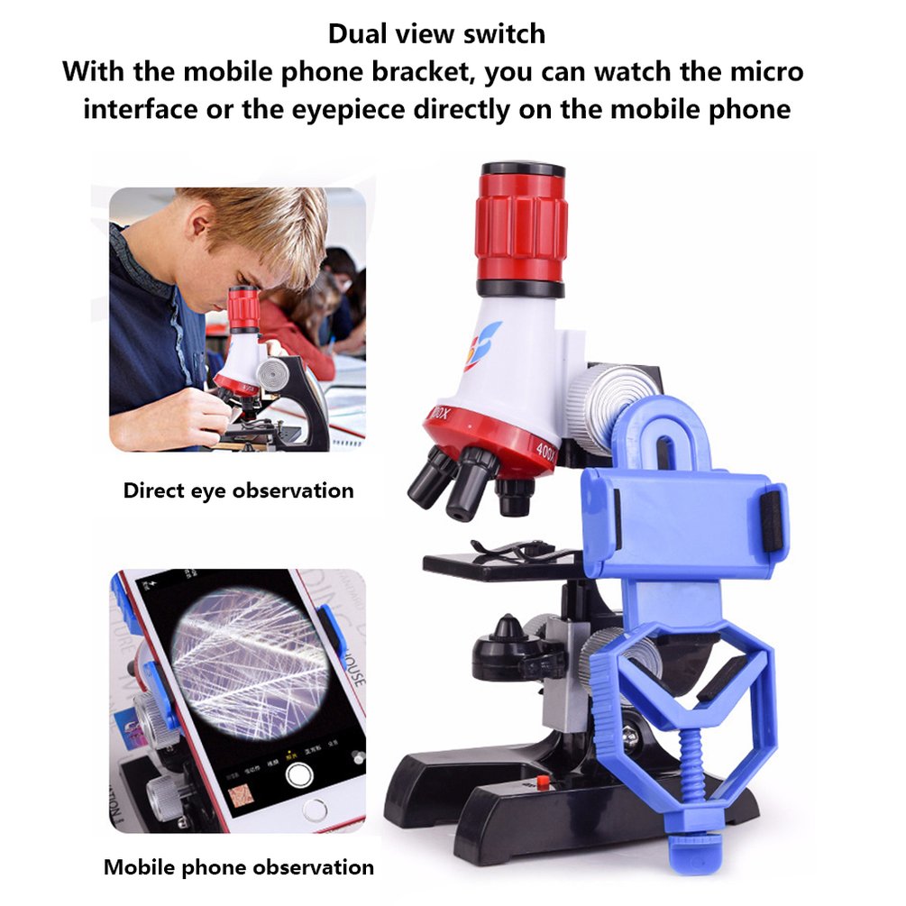 【EcoDealsq】Microscope Neutral Plastic 1200X Science Experiment Teaching ...