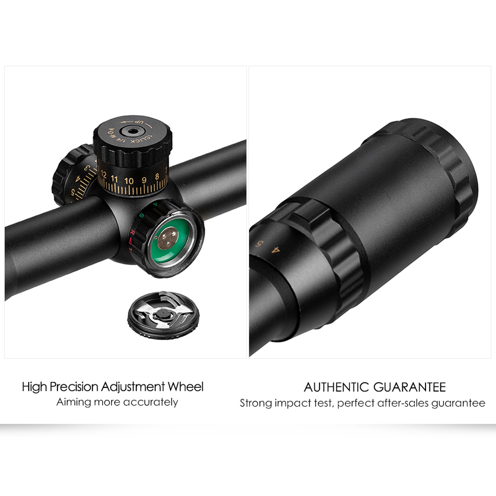 100 Original BSA OPTICS กล้องส่องปืน ยุทธวิธี 4-16x44 ST Optic Cross ...
