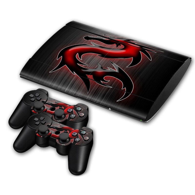 More Design For Ps3 super slim 4000 Console and Controllers stickers ...