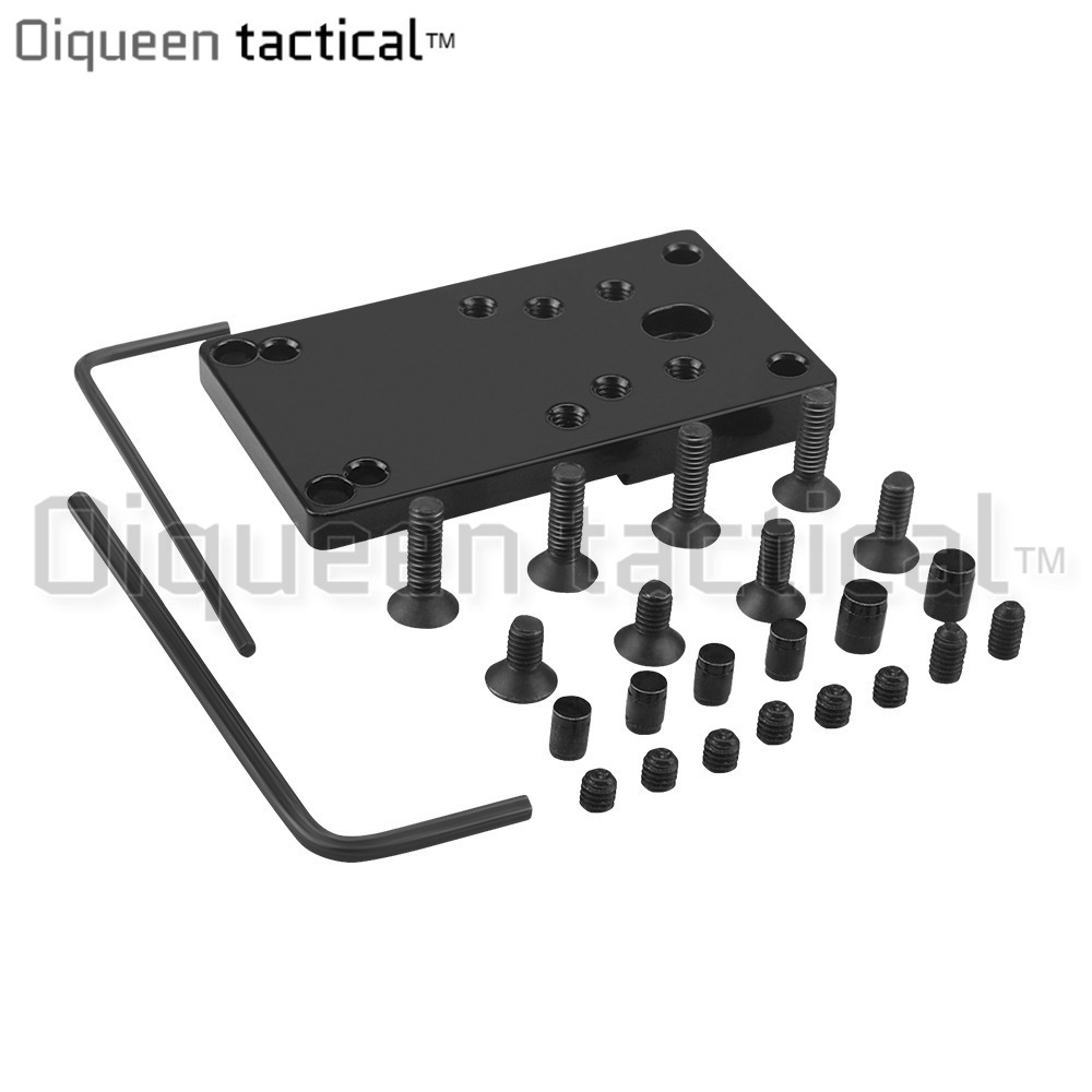 Oiqueen Tactical Red Dot Sight Sco-pe Base Stainless Steel Mounting ...