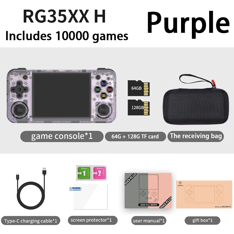 🔥【SG Ready Stock】🔥Original ANBERNIC RG35XX Handheld Game Player Garlic ...