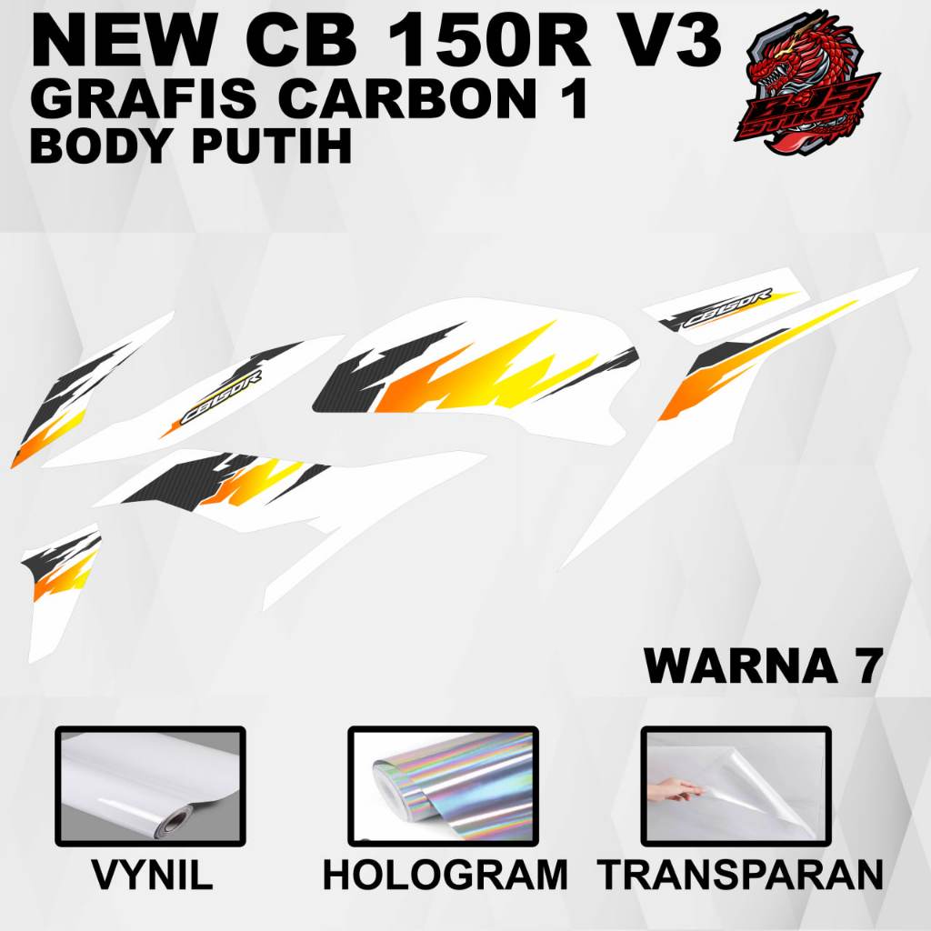 Stiker CB150R V3 new cb 150 r 2021 -Stiker Decal CB150R StreetFire ...