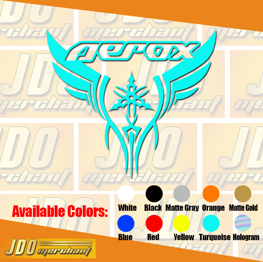 YAMAHA Aerox Visor Sticker decals | Lazada PH