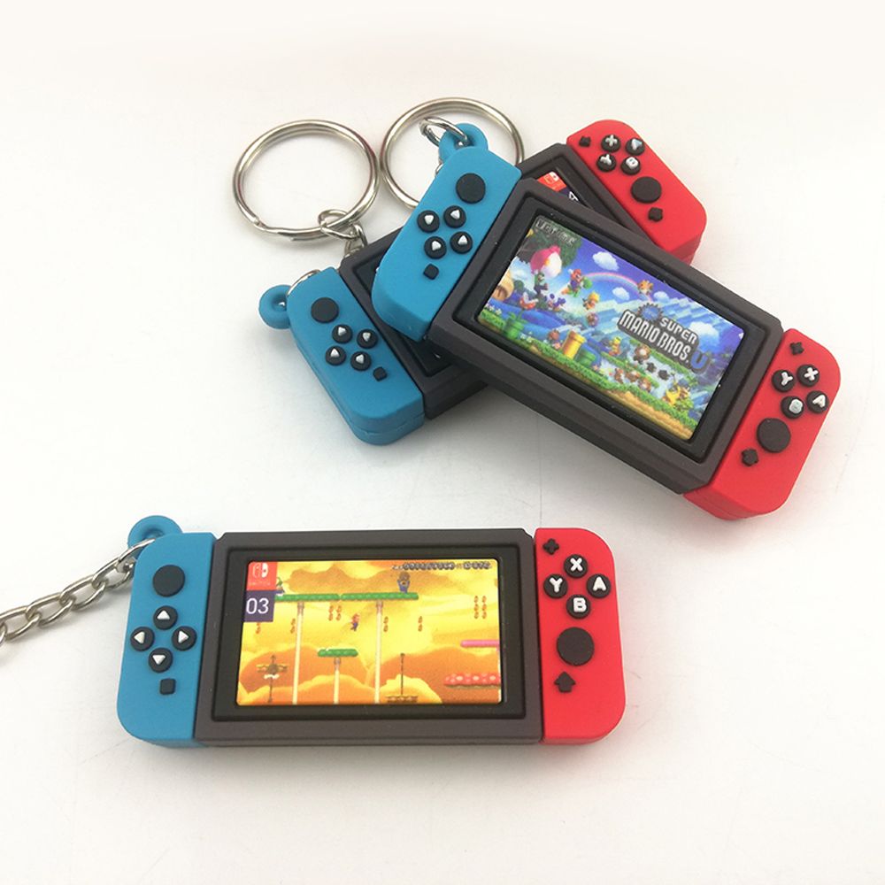 Car Key Rings Gifts Claw Machine Action Figure Super Mario Keychain ...