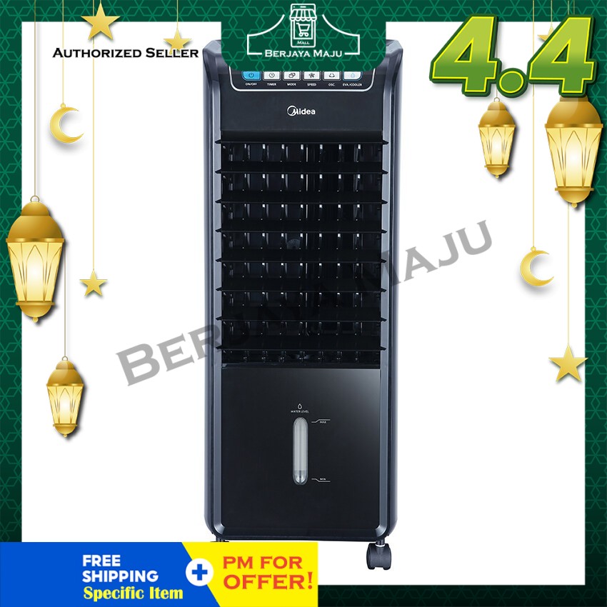 Midea 6.0L Air Cooler MAC-106A-BK | Lazada