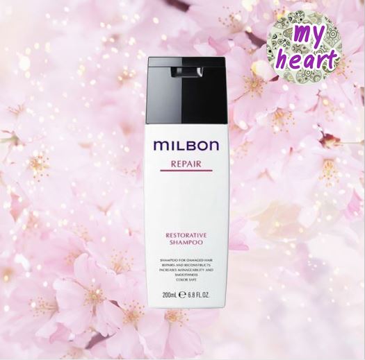 Milbon Repair Restorative Shampoo/Treatment 200/500 ml แชมพู และครีมนวดผม สำหรับผมแห้งเสีย ...