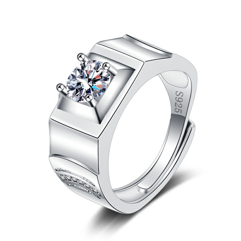 【Be worth】 Ring lettering business domineering fashion men's creative ...