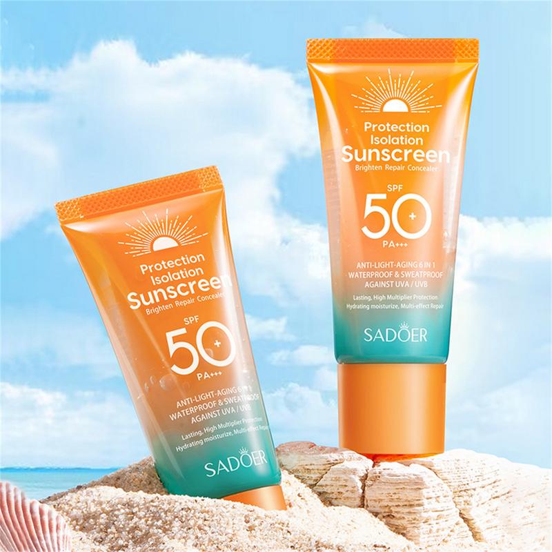 1pcs SPF 50+ PA+++ Facial Sunscreen Oil Control Sun Gel-Cream UVA UVB ...