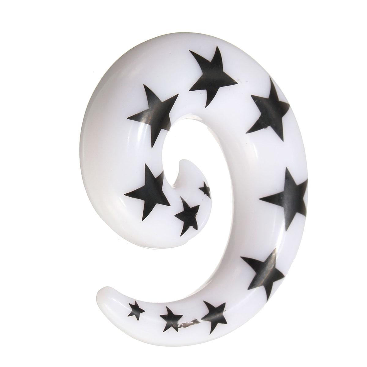Spiral BUBBLEGUM Acrylic Ear Taper Stretchers Expanders Kit Tapers ...