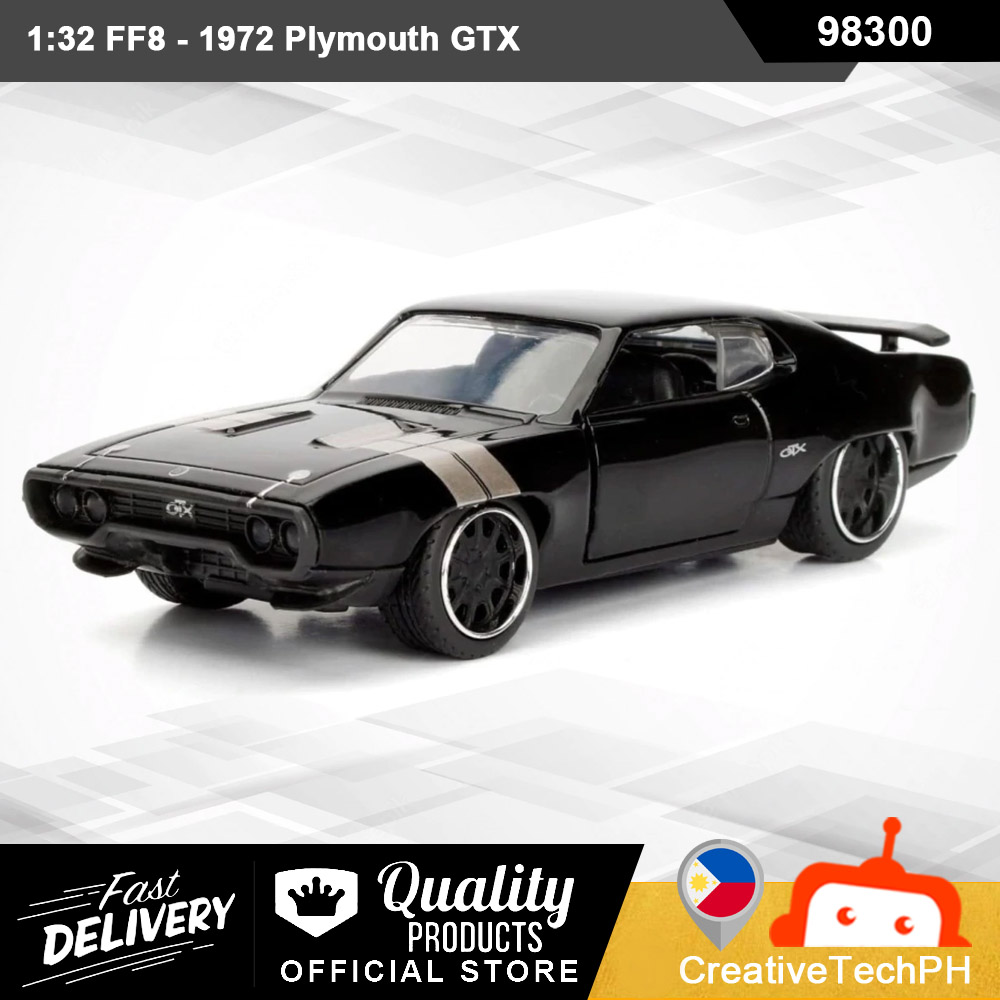 CAR TOY COLLECTION 1:32 FF8 - 1972 Plymouth GTX (98300) | Lazada PH