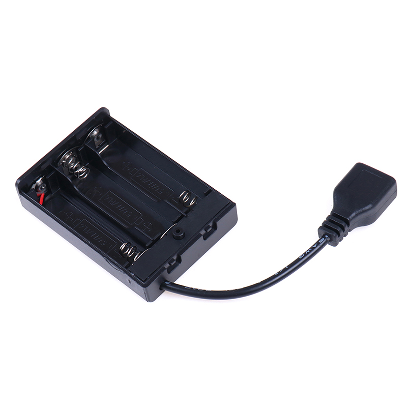 3*AA battery box with usb port for building block led light kit with ...