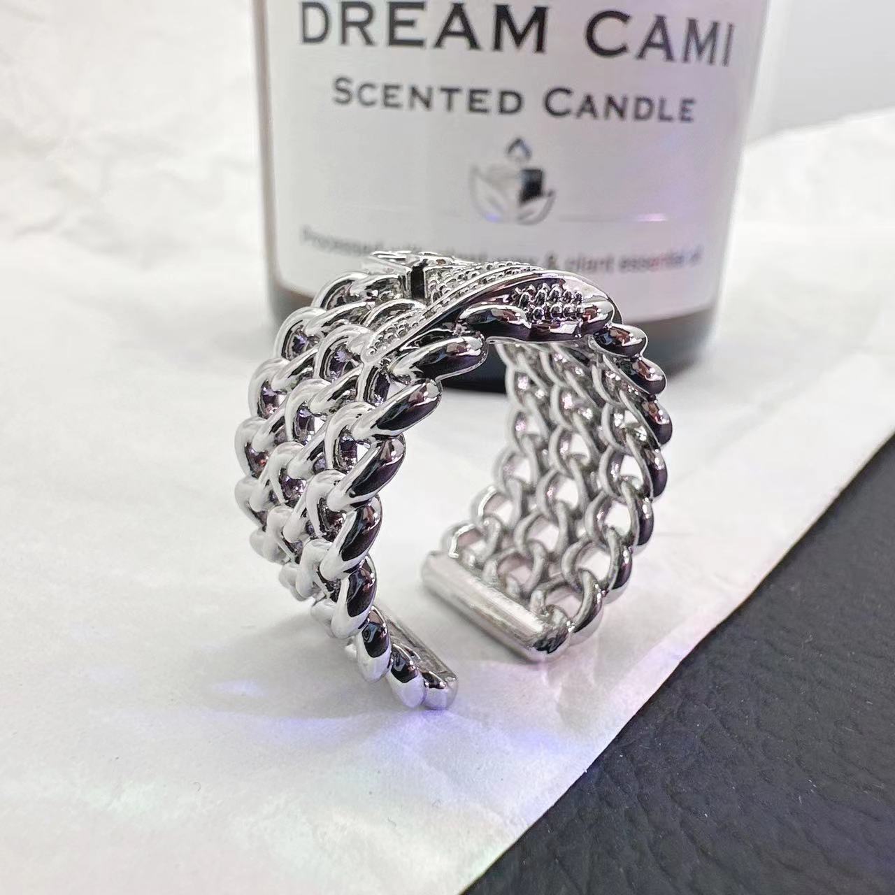 Empress Dowager Hollow Full Saturn Ring Niche High-end Light Luxury ...