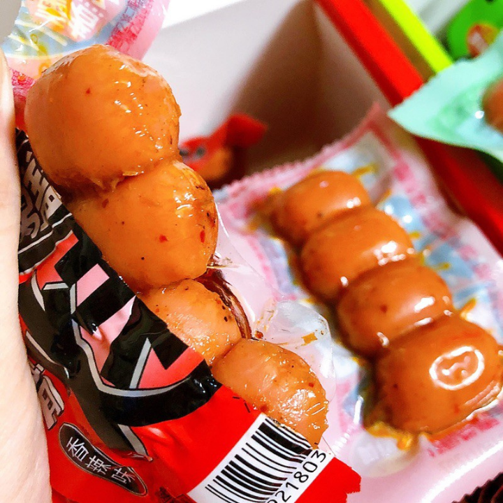 Xúc Xích Cay 4 Viên Tứ Xuyên Ăn Liền Đồ Ăn Vặt Trung Quốc Siêu Ngon ...