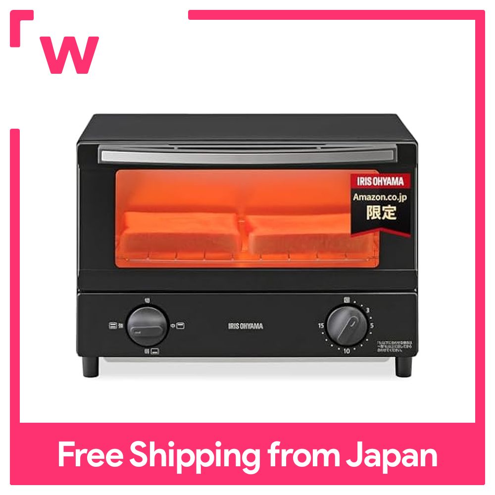 IRIS OHYAMA Toaster Oven Toaster 2-Slice with 3 temperature control ...