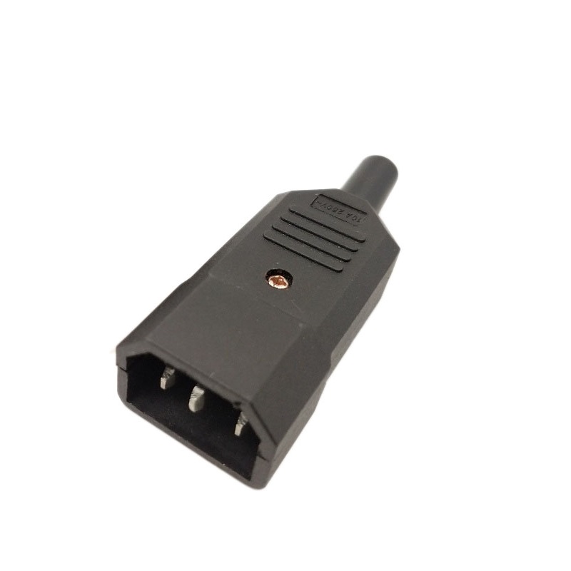 3 Pin IEC C13 C14 3pin Socket Plug Rewirable Cable Power Adapter Mount ...