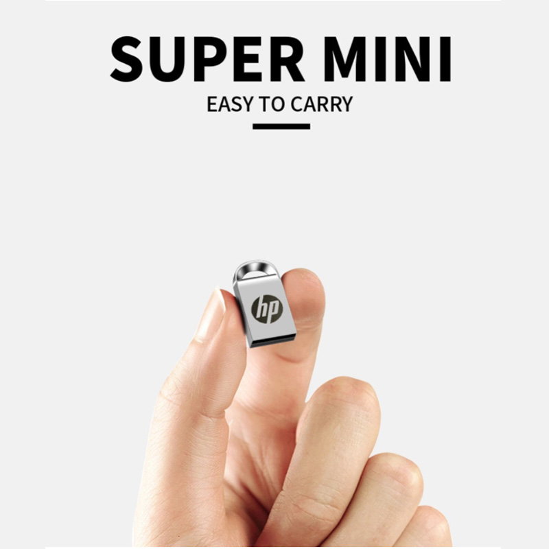 HP mini pen drive usb 128gb 64gb 32gb 16gb 8gb 4gb 256gb usb flash drive de alta velocidade ...