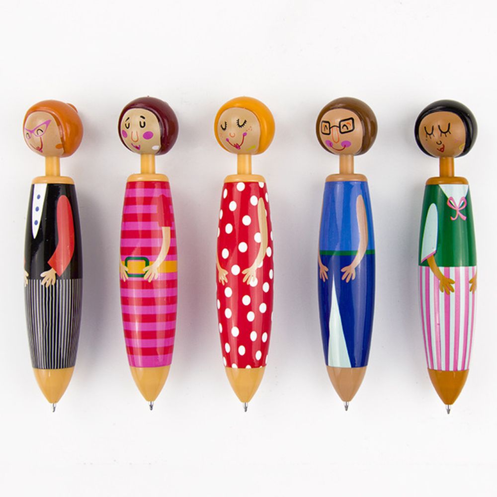 【PureVibe】Limit shows Cute Little Girl Lady Women Chunky Ballpoint Pen ...