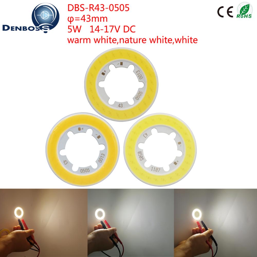 【TopazTrove】big promotion allcob annular 43mm LED COB Source for bulb ...