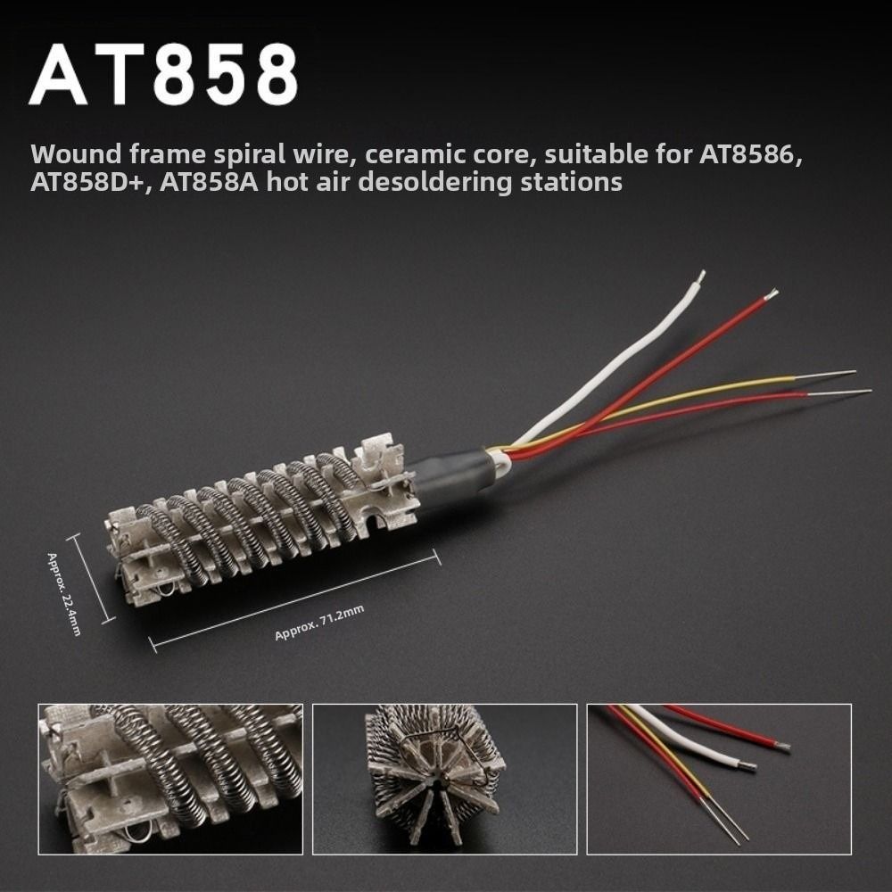 New 220V Heating Element Heat Core 850/858D 9 Styles Soldering Station ...