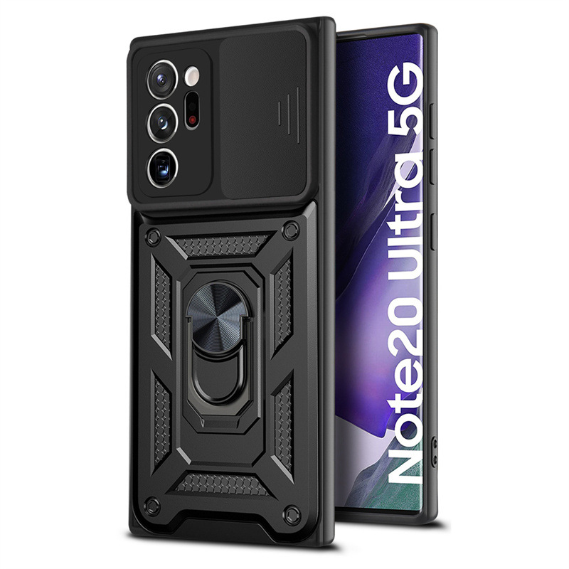 Samsung Galaxy Note 20 Ultra Phone Case Slide Camera Case with Ring ...