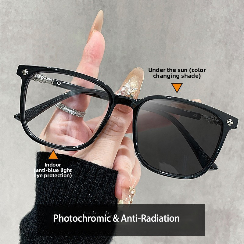 New 2025 Photochromic Eyeglasses Anti-Radiation Eyeglasses for Men and ...