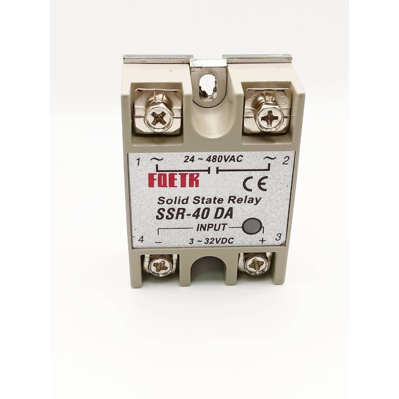Amm 40DA Solid state relay SSR-40 AA โซลิตสเตตรีเลย์ AC-AC พรัอมฝาครอบ ...