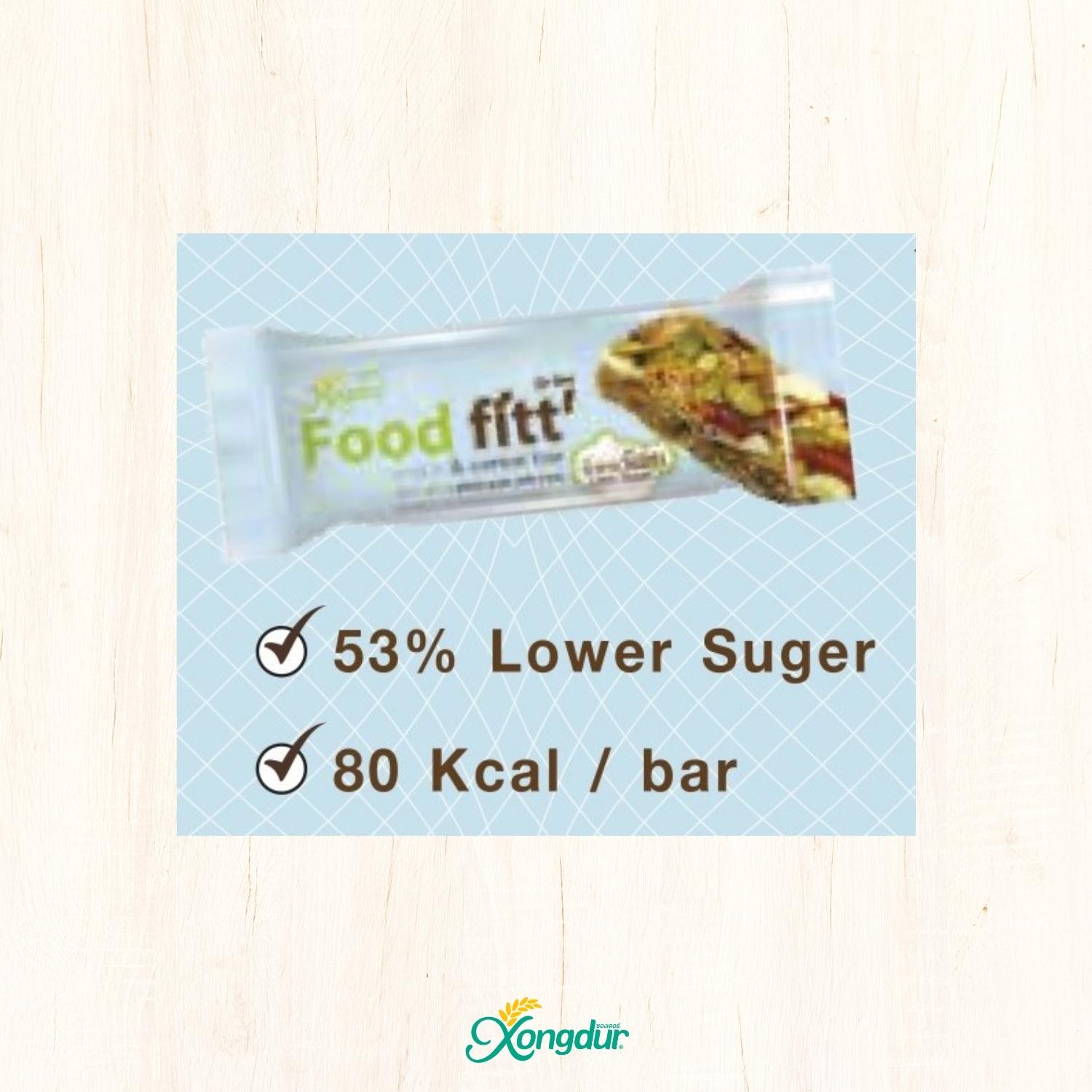 Food Fitt ฟู้ด ฟิต ธัญพืชโฮลเกรนผสมข้าวกล้องงอก และผลไม้ สูตรน้ำตาลน้อย ...