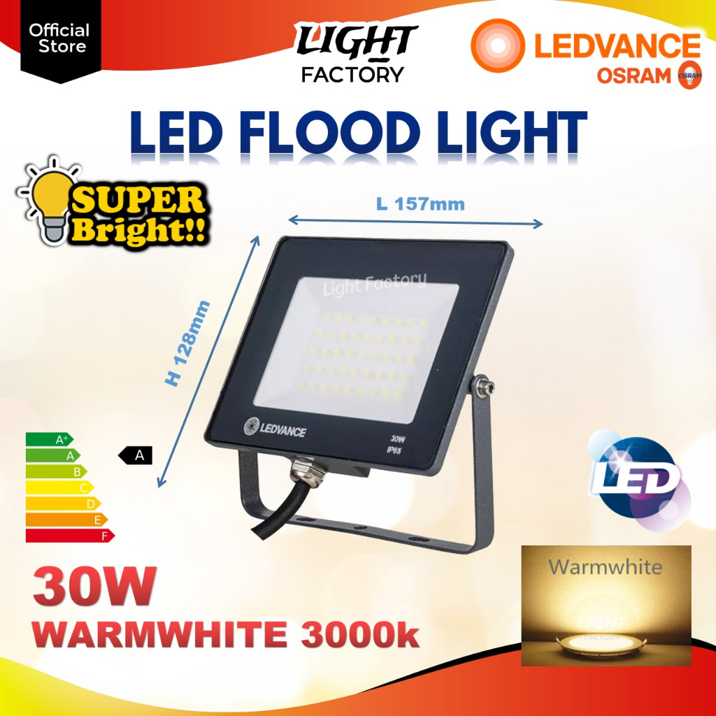 【Upgraded】OSRAM LEDVANCE LED Floodlight Outdoor Flood Light Outdoor Spotlight 10W 20W 30W 50W ...