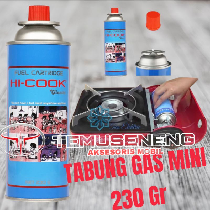 Khusus Pulau Jawa Tabung Gas Mini Hi-Cook Ori Kompor Portable Hicook ...