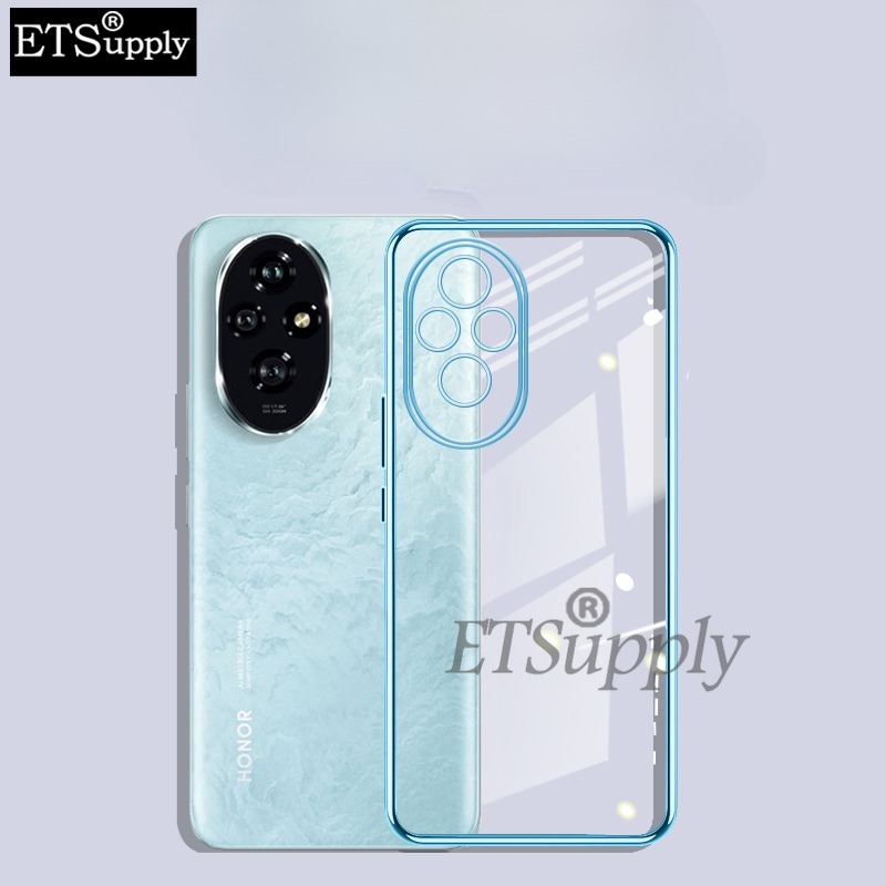 Phone case Honor 200 Pro 200 Lite cover Soft Transparent Plating ...
