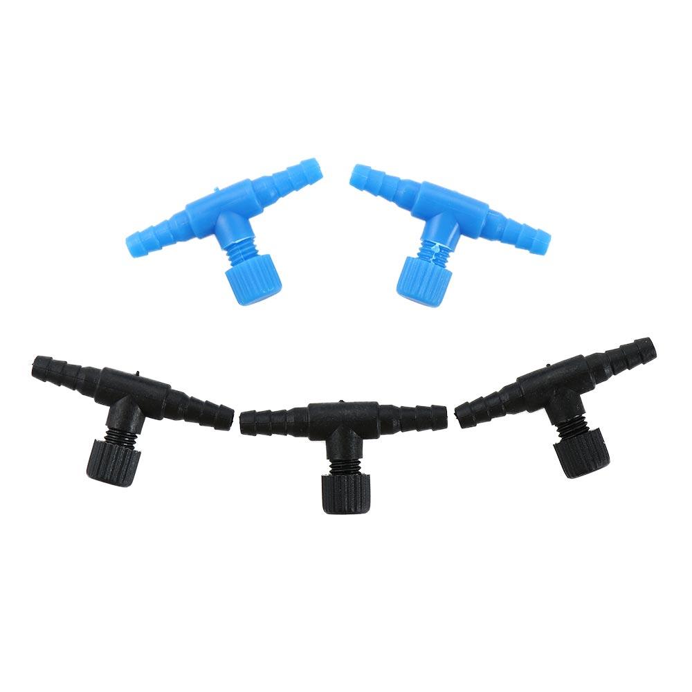 T Shaped Air Line Tube Air Pump Volume Pipe Connector Flow Control ...
