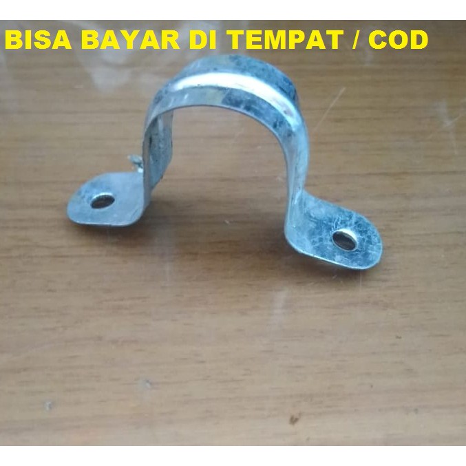 KLEM BESI TEBAL UKURAN 3 4 INCH CLAMP PIPA PRALON | Lazada Indonesia