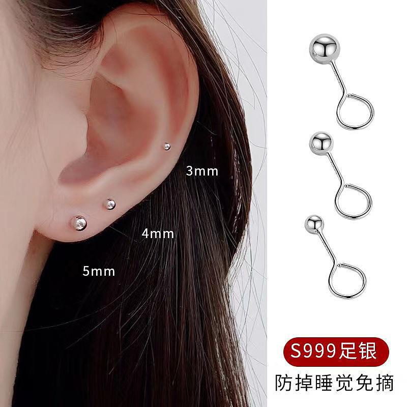 S999 Ear Nail Raising Ear Holes Anti-allergy Ear Nail Female Curved ...