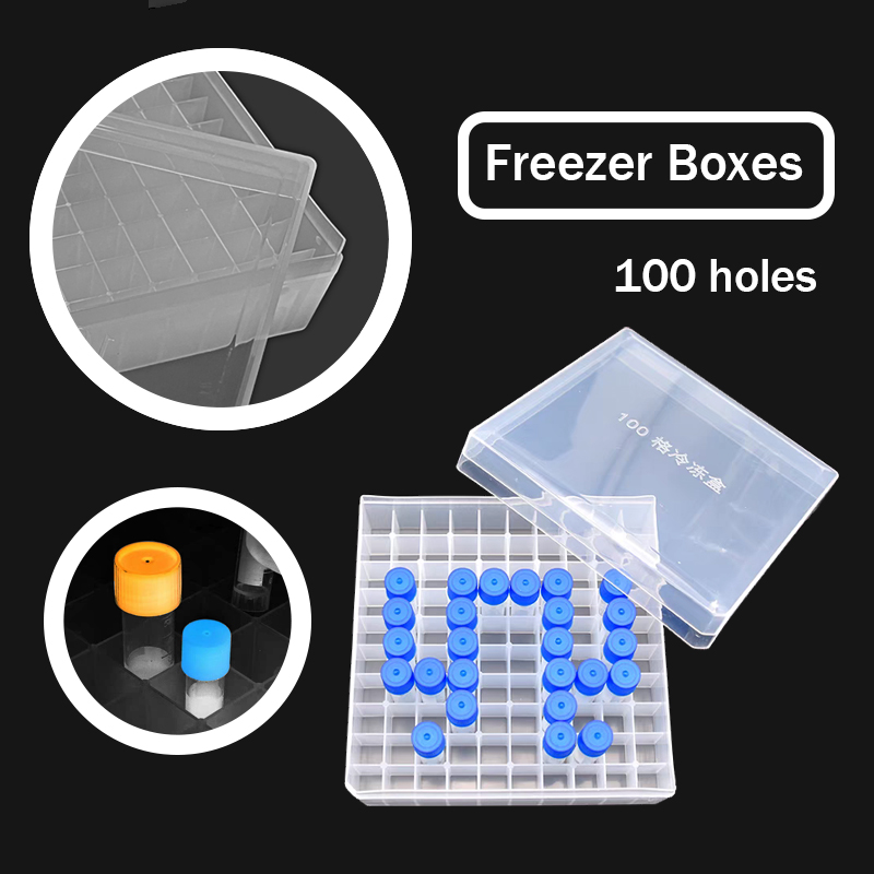 【Nice Day Toy Findings Store】100 Holes Plastic Tube Box Lab Cryo Tube ...