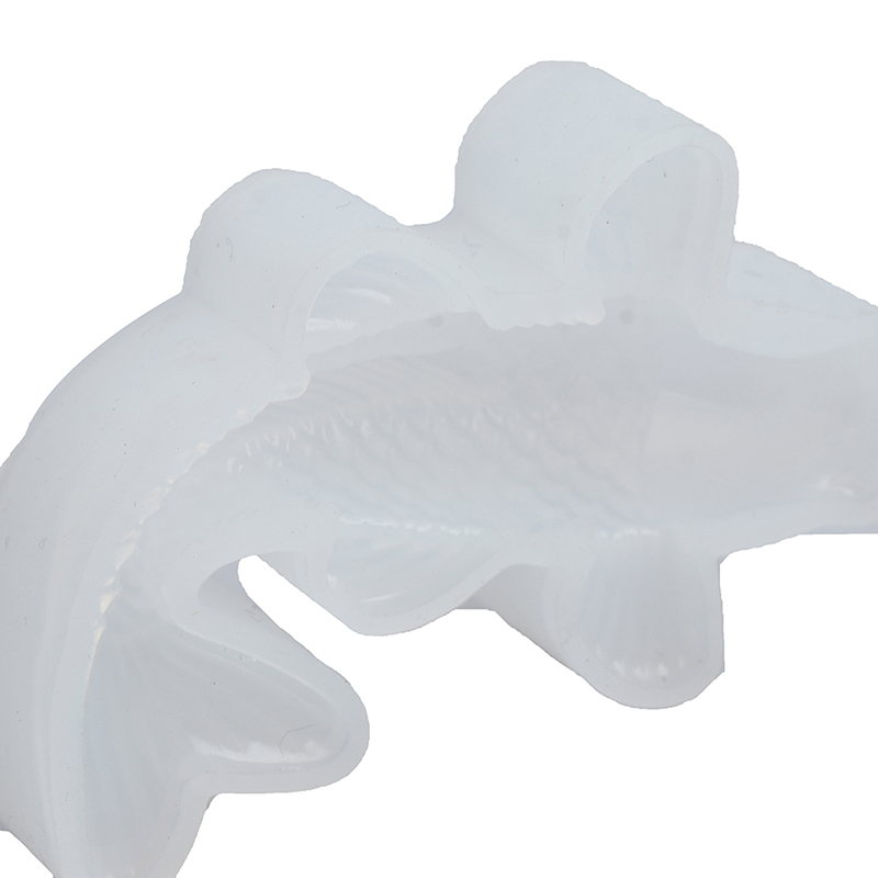 3D Lucky Koi Fish Silicone Mold DIY Resin Casting Art Jewelry Making ...