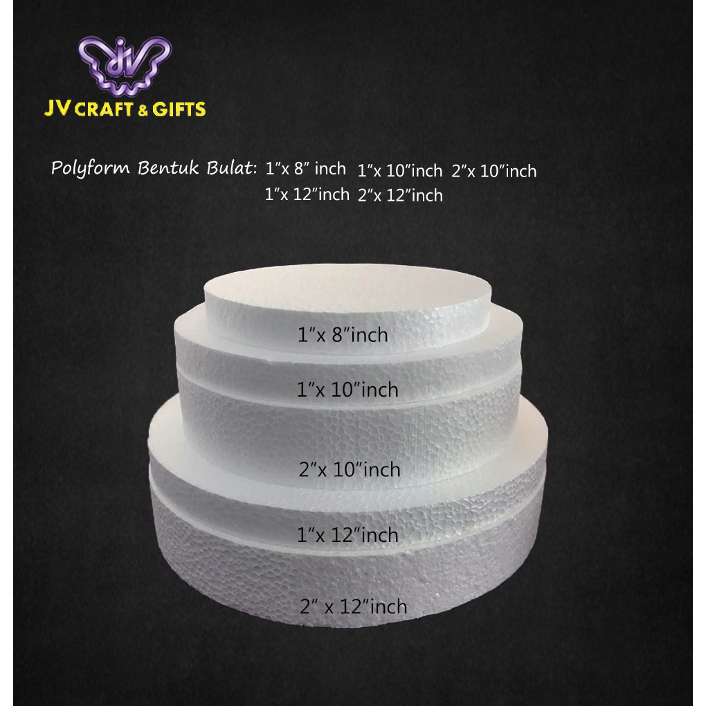 Gabus Polifoam Bulat /Polystyrene Form Round / Round / Bulat / Polyfoam ...