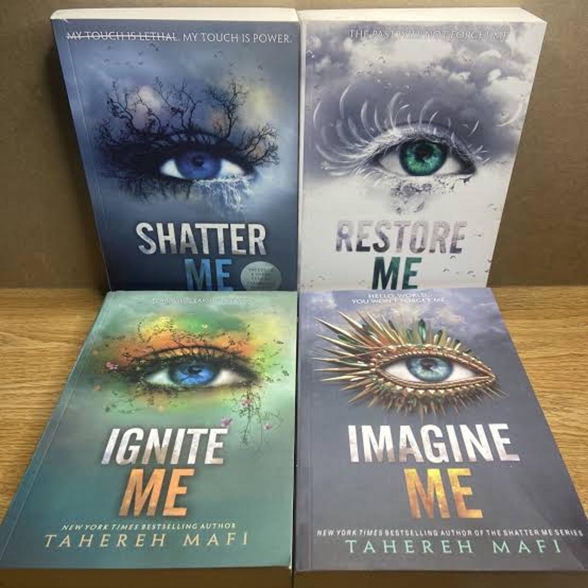 Shatter Me , Restore Me , Ignite Me , Imagine Me by Tahereh Mafi ( Pack ...