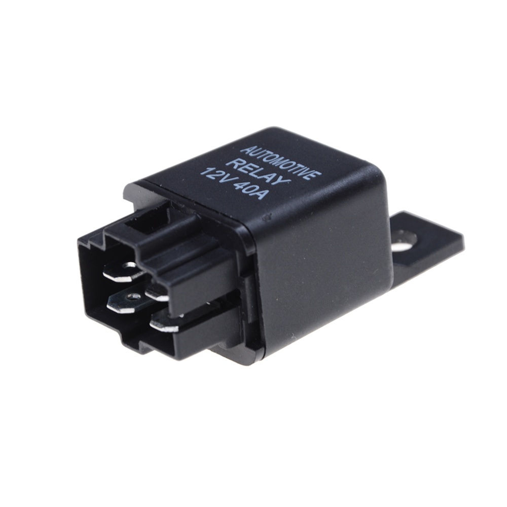 12V 40A Car Automotive Relay 4 Pins SPST Alarm Relay with relay socket ...