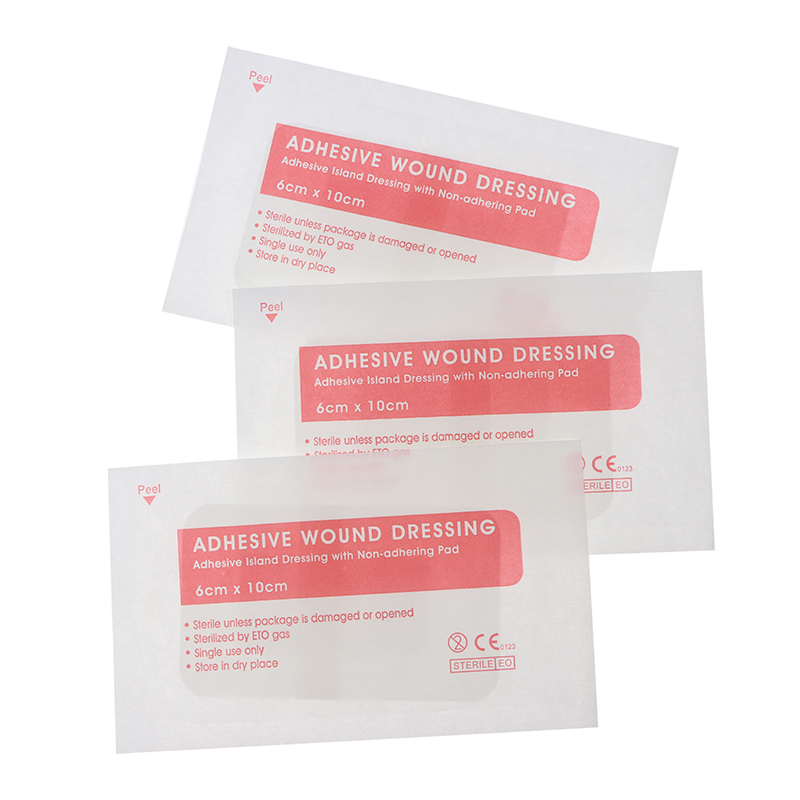 10Pcs 6*10cm Bands Wound Dressing Band Adhesive Plaster Breathable ...